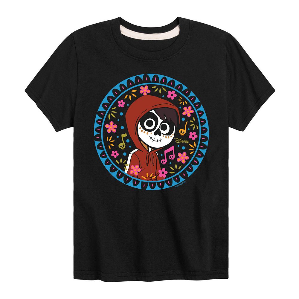 Disney / Pixar's Coco Boys 8-20 Floral Circle Miguel Graphic Tee