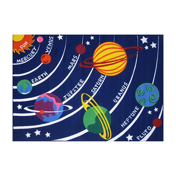 Planets Solar System Rug
