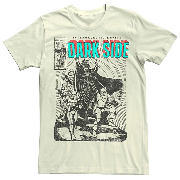 Men's Dark Side Comic Poster Tee