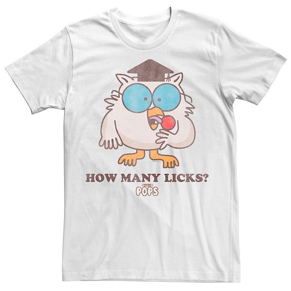 Men's Tootsie Pop How Many Licks Tee