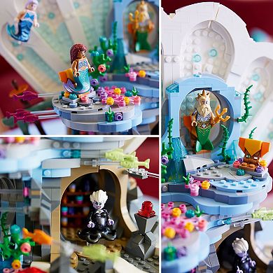 Disney's The Little Mermaid Royal Clamshell 43225 Building Set (1,808 ...