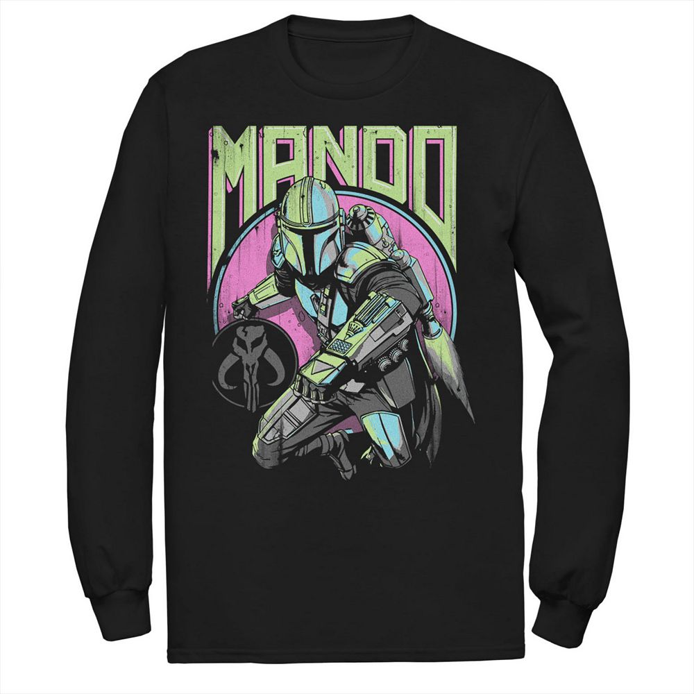 Big & Tall Star Wars: The Mandalorian Mando New Wave and Icon Long ...