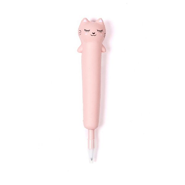 Yoobi Squishy Pink Cat Pen