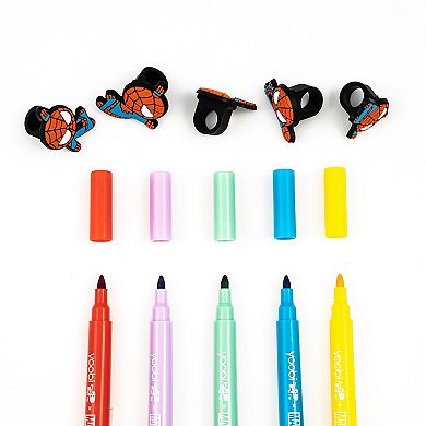Yoobi 5-Pack Marvel Spider-Man Mini Markers