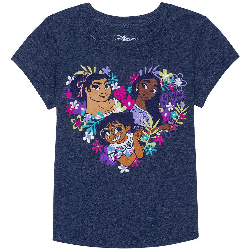Disney's Encanto Baby & Toddler Girl Sister Goals Heart Graphic Tee by ...