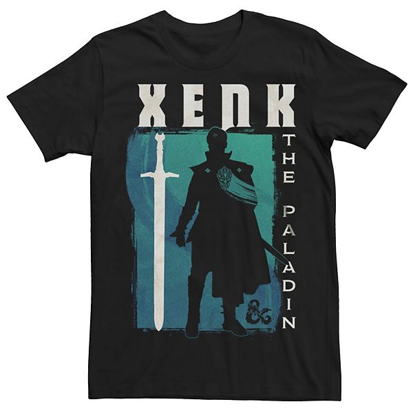 Men's Dungeons & Dragons Xenk The Paladin Silhouette Tee
