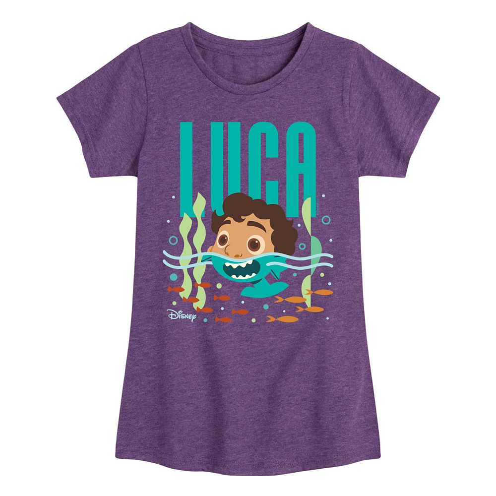 Disney's Luca Girls 7-16 Half Human Sea Monster Graphic Tee