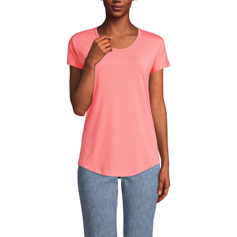 Women's Lands' End U-neck Tee