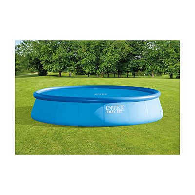 18 Foot Intex Pool Covers Intex Easy Set Pool With Safety Ladder