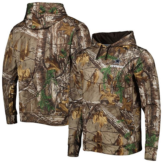 Men's Realtree Camo Dallas Cowboys Champion Tech Fleece Pullover