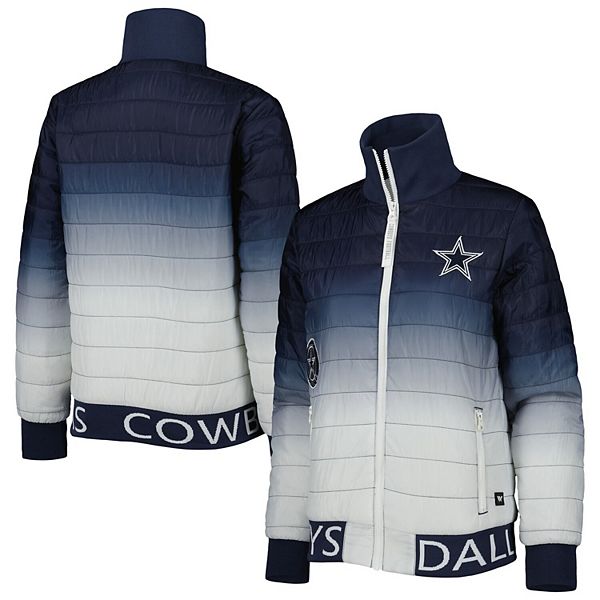 Women's The Wild Collective Navy/Silver Dallas Cowboys Color Block Full ...