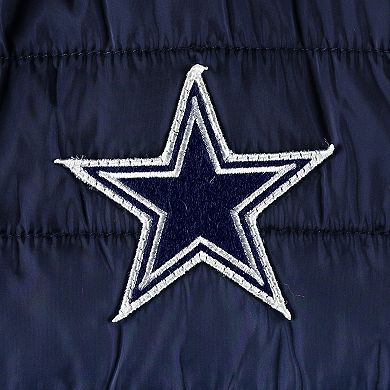 Women's The Wild Collective Navy/Silver Dallas Cowboys Color Block Full ...