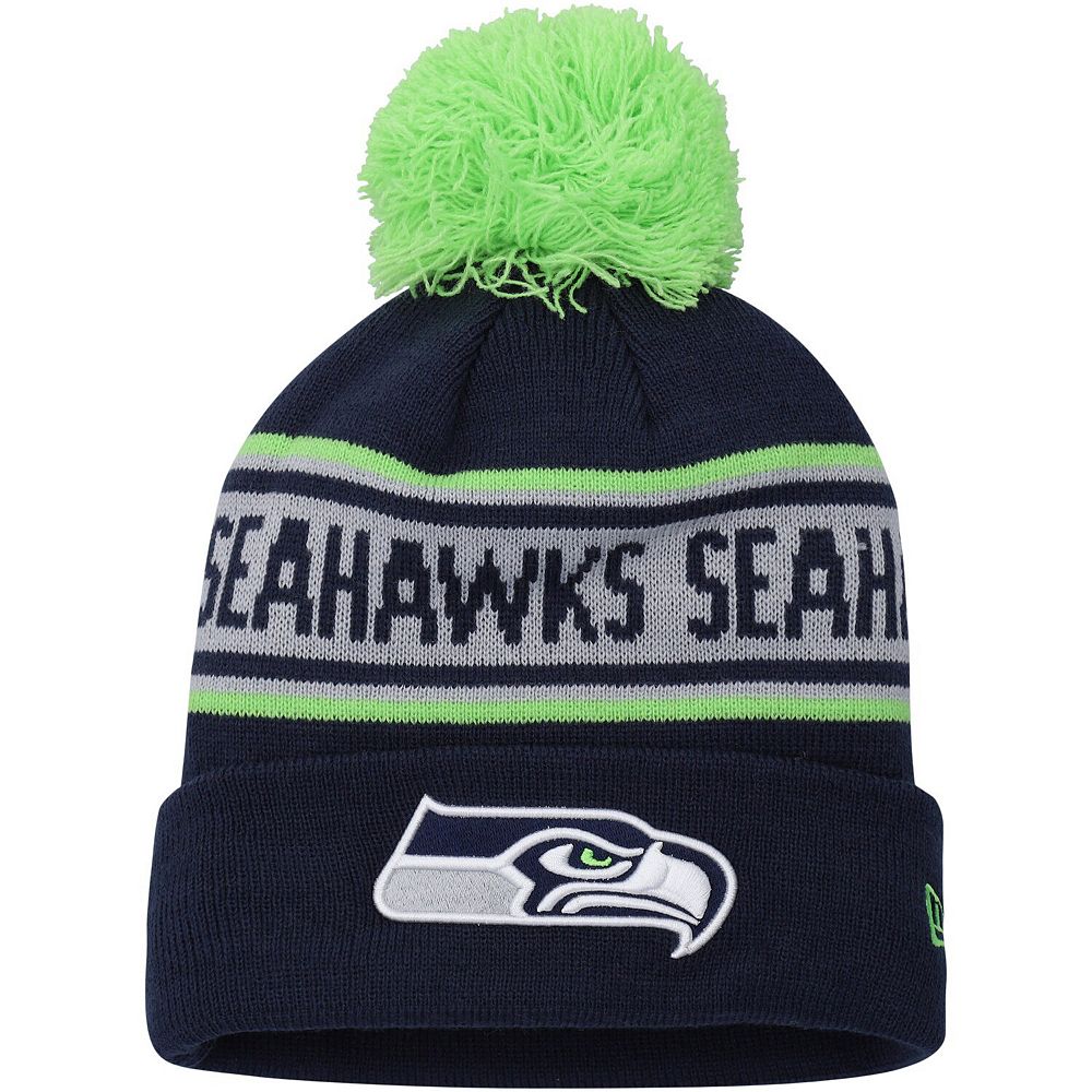 Preschool New Era College Navy Seattle Seahawks Repeat Cuffed Knit Hat ...