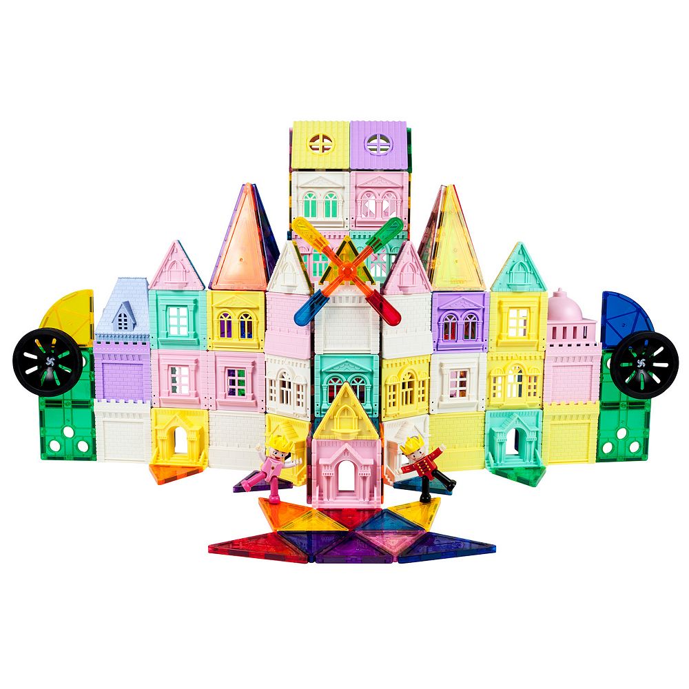 PICASSO-TILES 200 PC Castle Theme, Magnetic Tiles, Magnetic Building ...