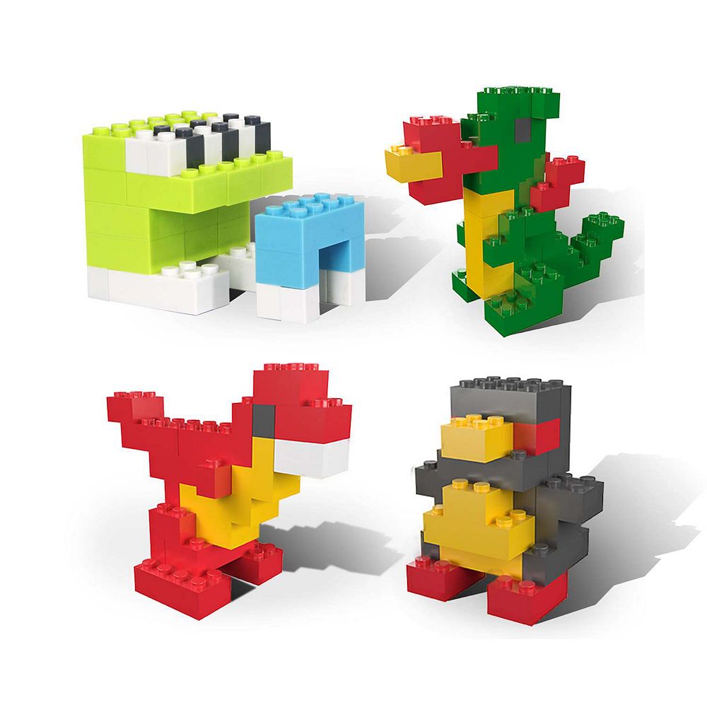 PicassoTiles 1250 PC Construction Brick Building Blocks, Brick ...