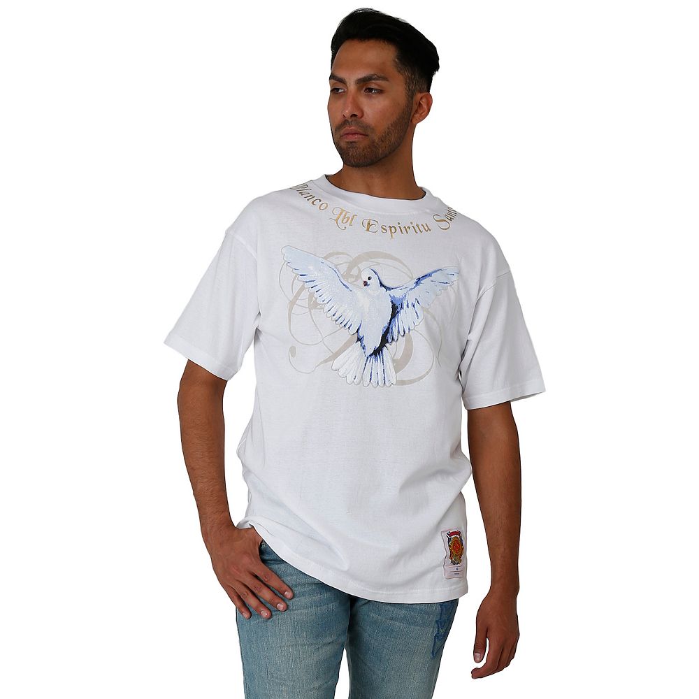 Blanco label Men's Relaxed Cotton Graphic Tee shirts Applique and Print