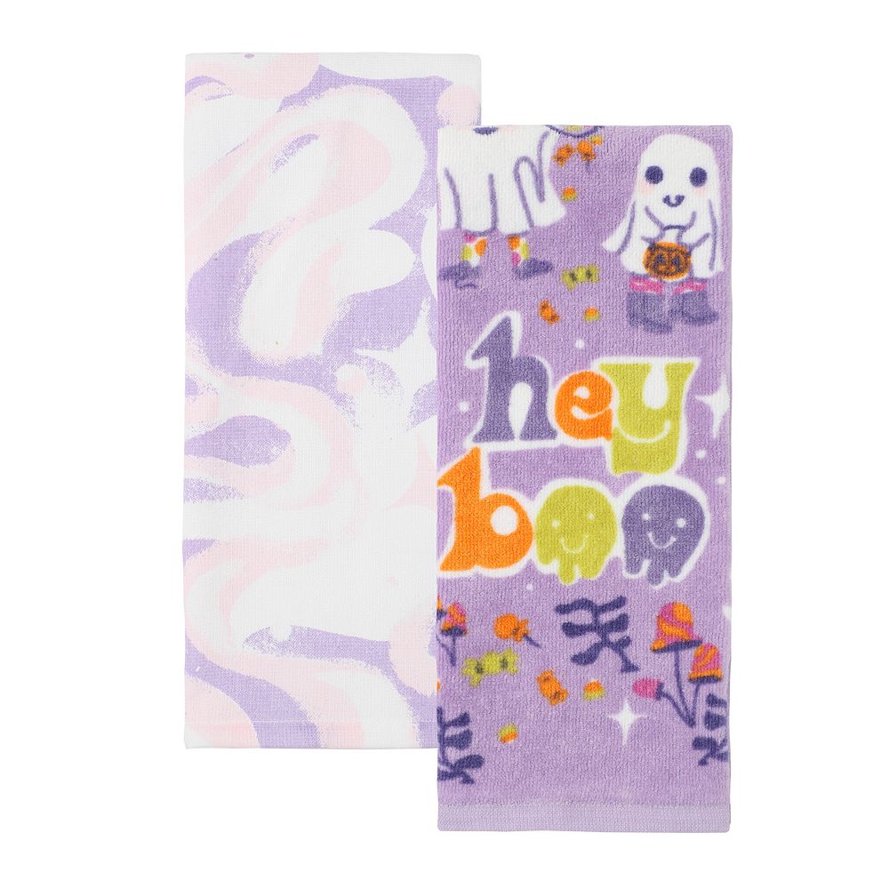Celebrate Together® 2-Pack Halloween Hey Boo Kitchen Towels