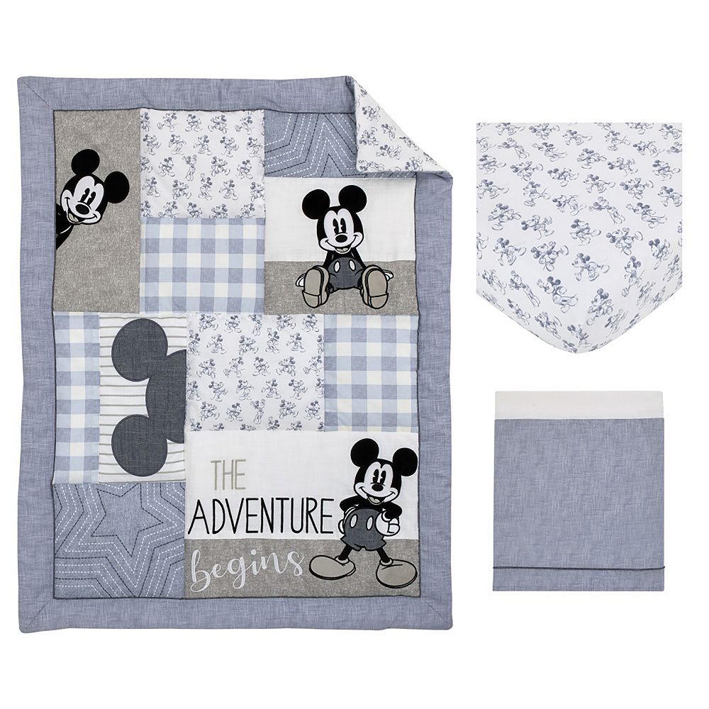 Disney's Mickey Mouse Call Me Mickey 3-Piece Crib Bedding Set