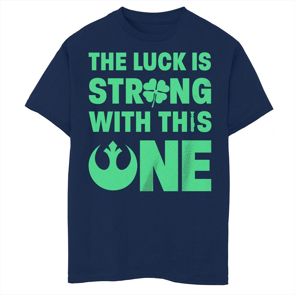 Boys 6-20 Star Wars Luck Is Strong Graphic Tee
