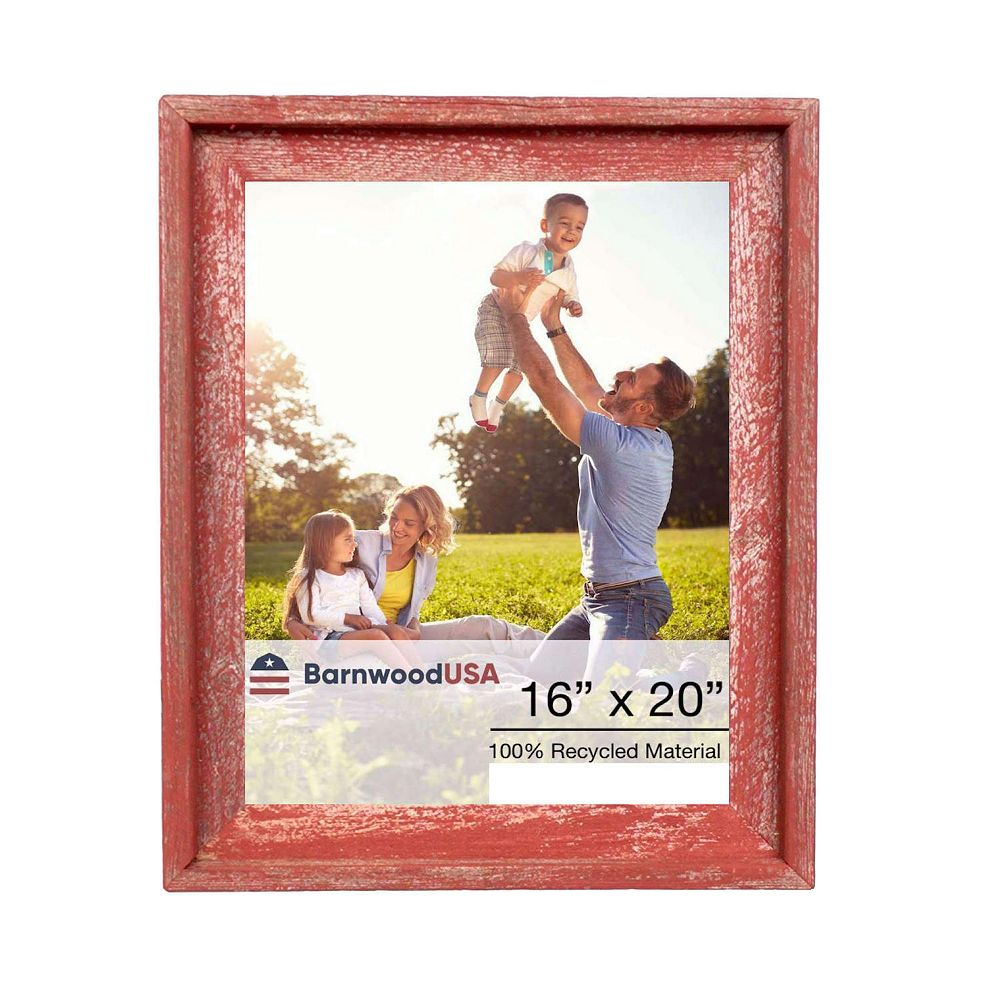 Rustic Farmhouse Signature Series 16x20 Reclaimed Wood Picture Frame