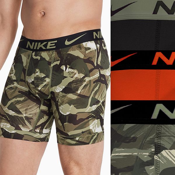 Men's Nike Dri-FIT Essential 3-pack Microfiber Long-Leg Boxer Briefs