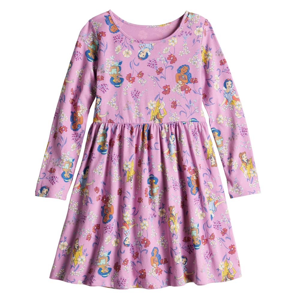 Girls 4-12 Disney/Jumping Beans® Disney Princess Long Sleeve Essential ...