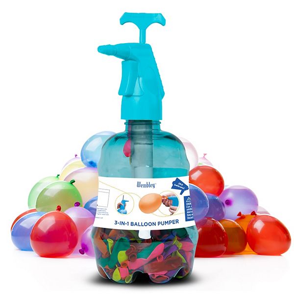 Wembley 3-in-1 Balloon Pumper with 250 Multicolor Water Balloons
