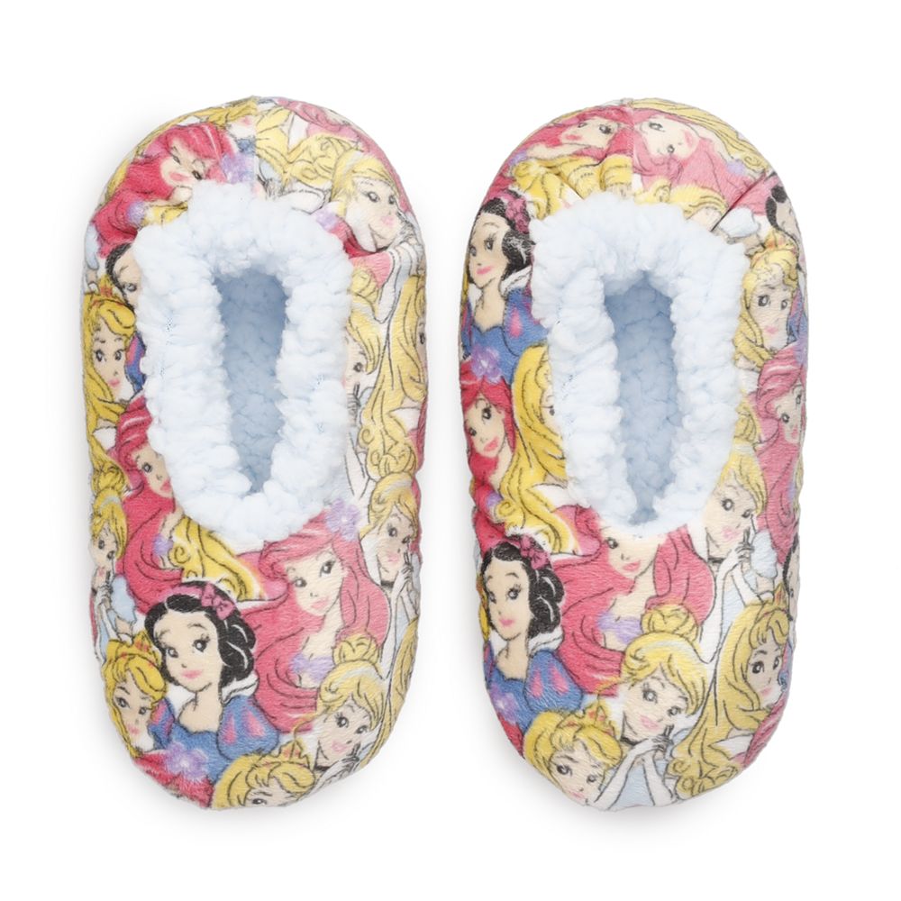 Toddler Girl Disney’s Princess Fuzzy Babba Slipper Socks