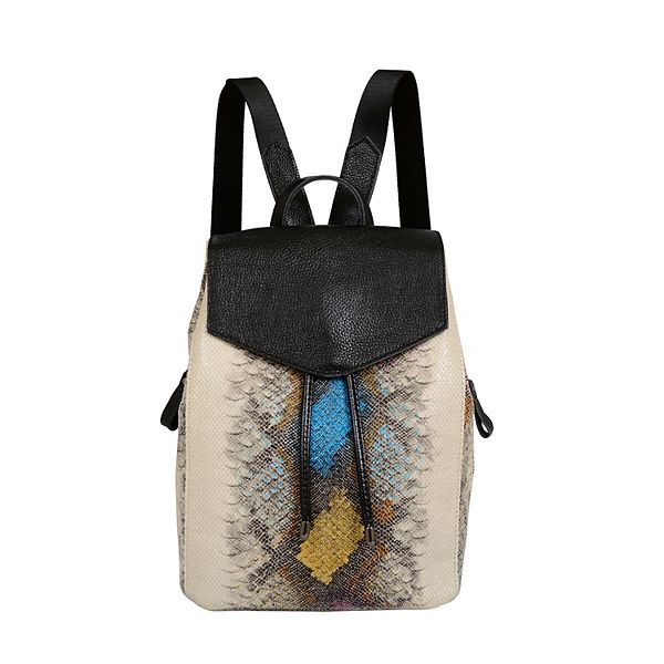 Mellow World Karai Snake Skin Embossed Backpack