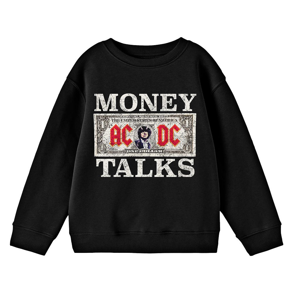 Boys 8-20 AC/DC Money Talks Long Sleeve Graphic Tee