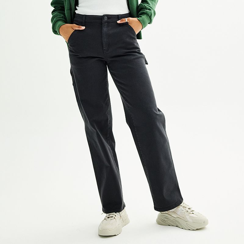 UPC 400508686971 - Juniors' SO® High-Waisted Utility Dad Pants, Girl's ...