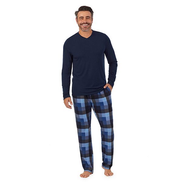 Mens Cuddl Duds® Cabin Fleece Pajama Set