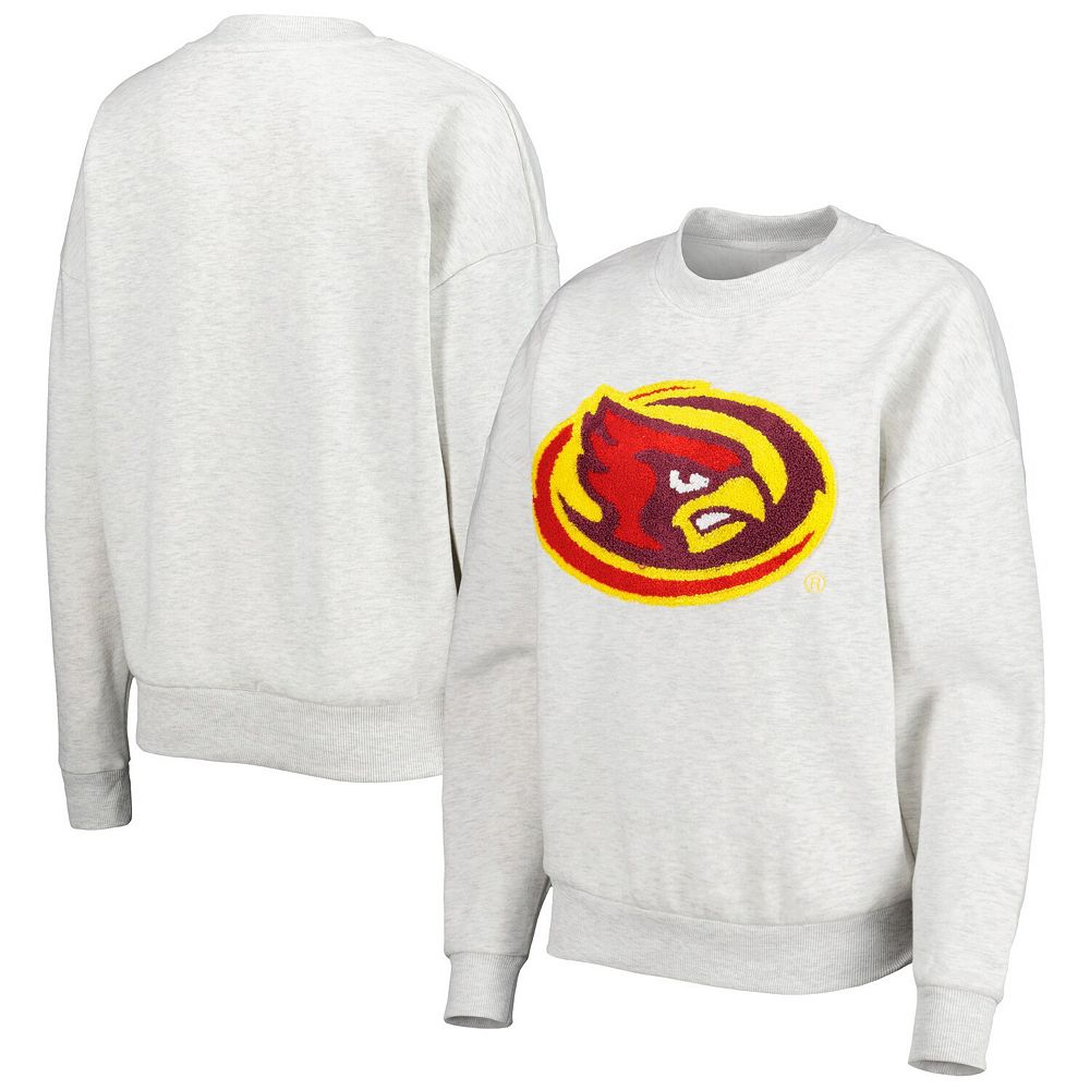 Women's Gameday Couture Heather Gray Iowa State Cyclones Chenille Patch ...