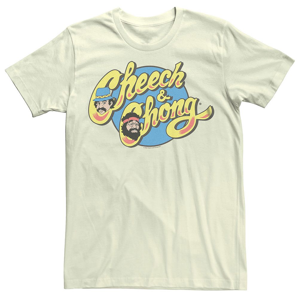 Men's Cheech And Chong 2 Heads Logo Tee