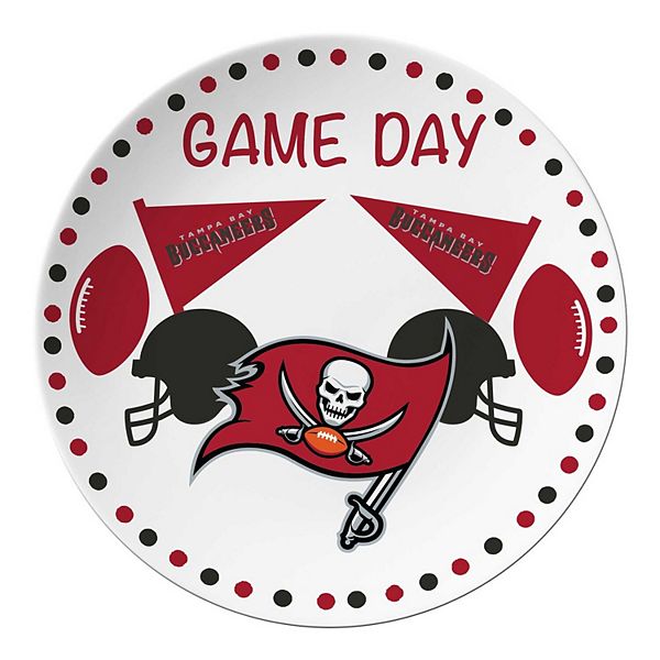 Tampa Bay Buccaneers Game Day Round Plate