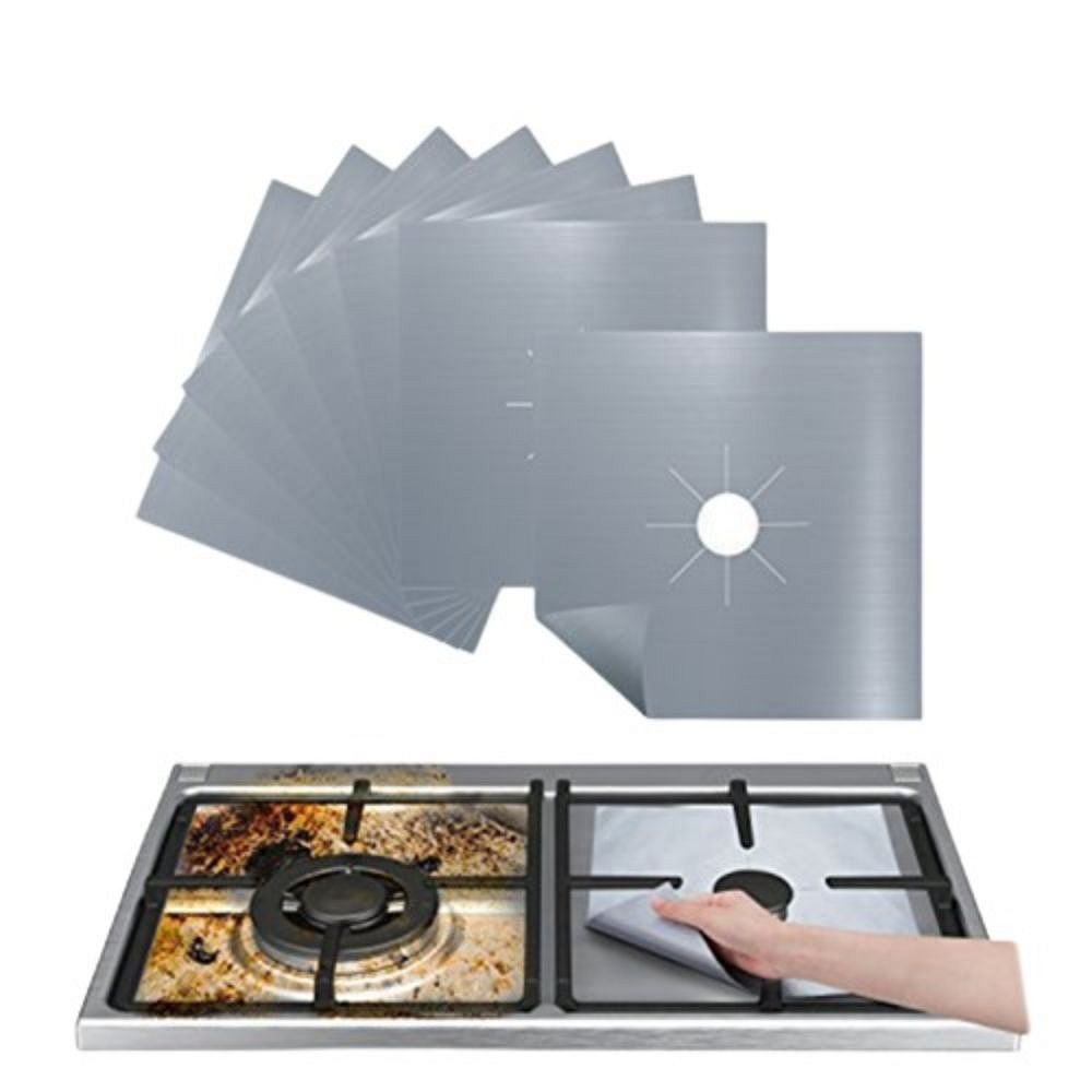 Department Store 4pcs Stove Burner Covers; Universal Gas Stove ...
