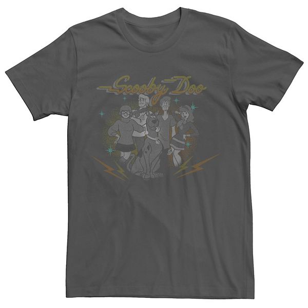 Mens Scooby Doo Mystery Gang Retro Draw Tee