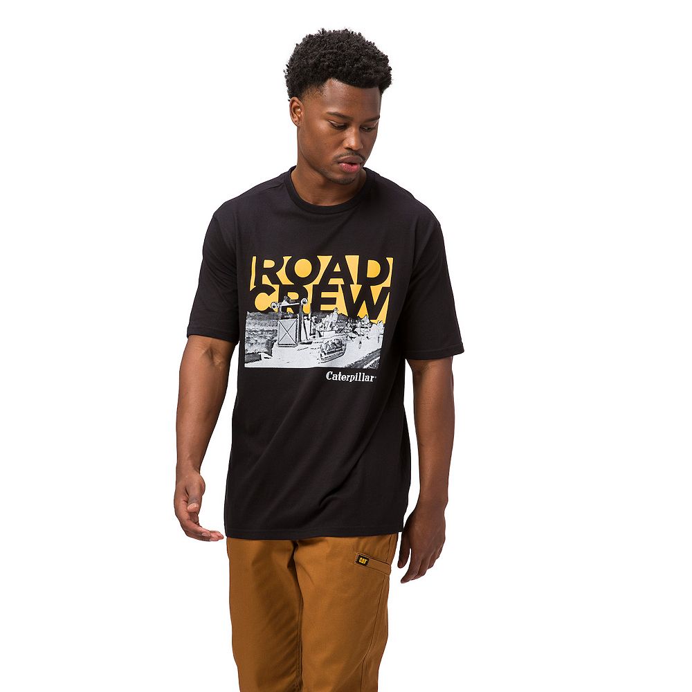 Men's Caterpillar CAT Foundation Road Crew Graphic Tee