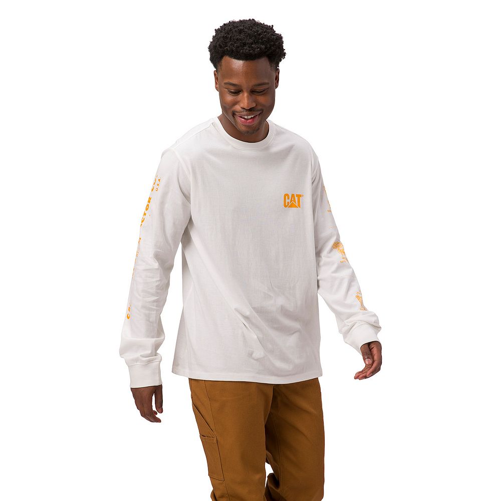 Men's Caterpillar CAT Engine Long Sleeve Tee