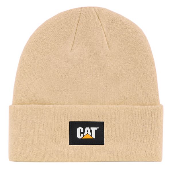 Caterpillar Cat Label Cuff Beanie