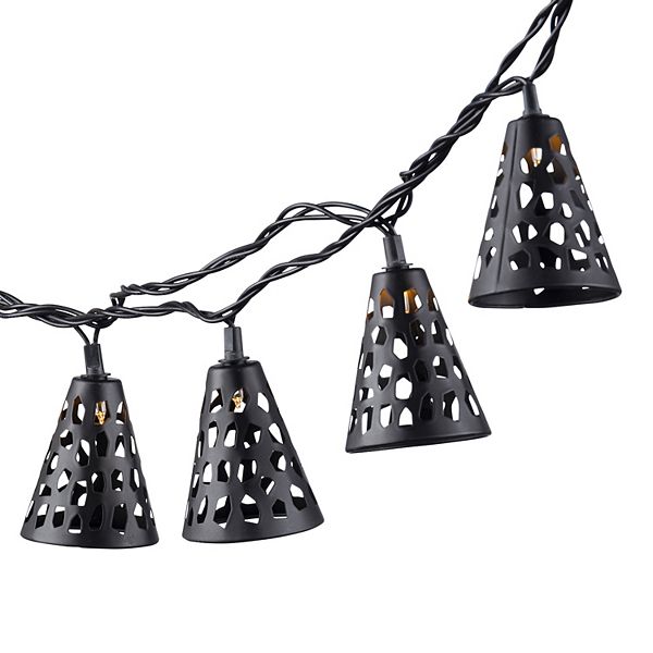 Cutout Cone Patio String Lights