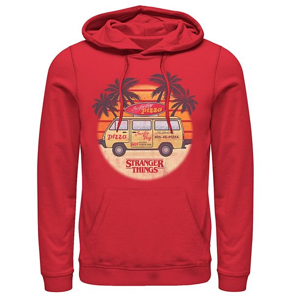 Men's Stranger Things Surf Combi Pizza Hoodie