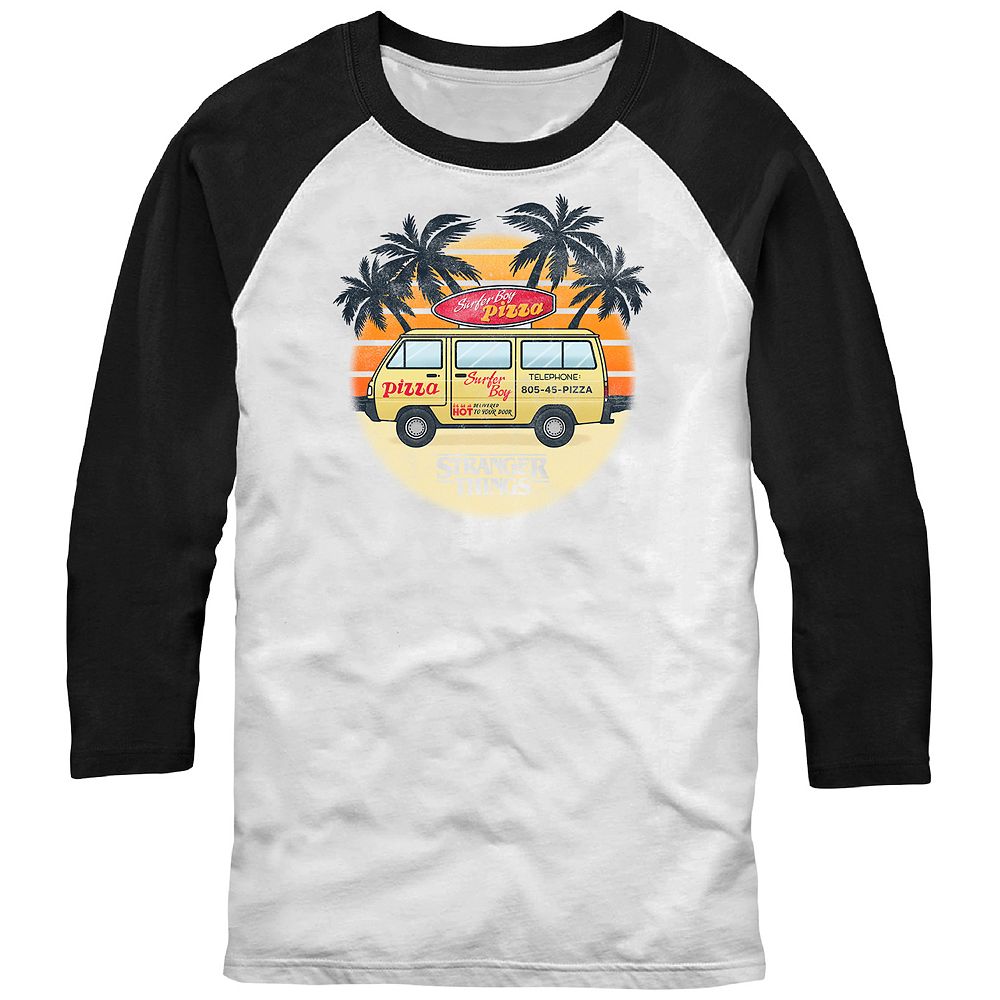 Men's Stranger Things Surf Combi Pizza Tee