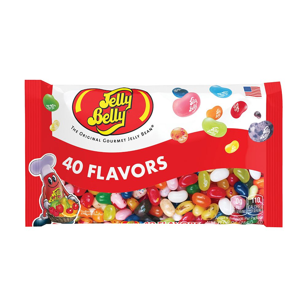 Jelly Belly 9-oz. 40 Assorted Jelly Bean Flavors Laydown Bag