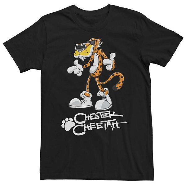 Big & Tall Chester Cheetah Cool Pose Tee