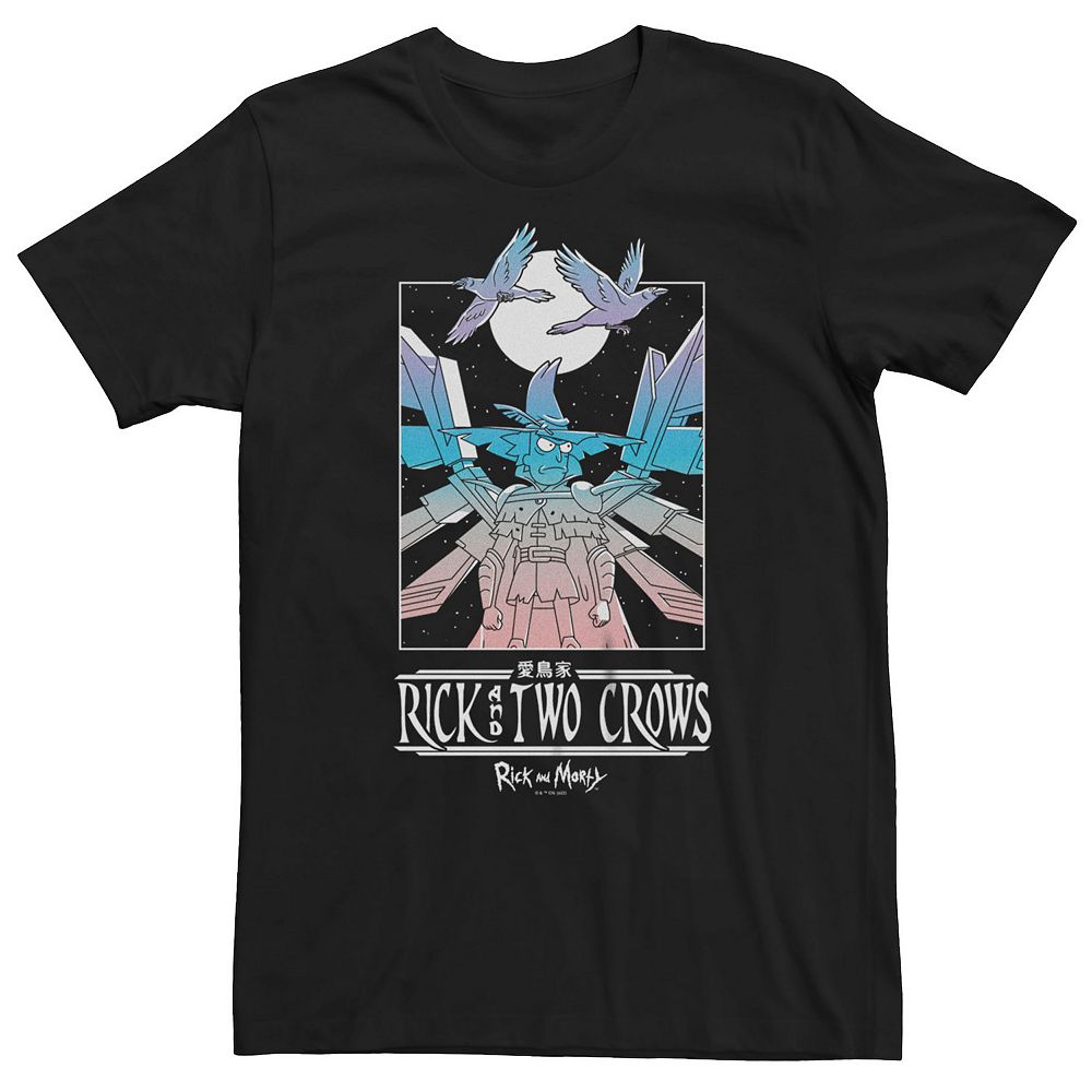 Big & Tall Rick And Morty Two Crows Tee