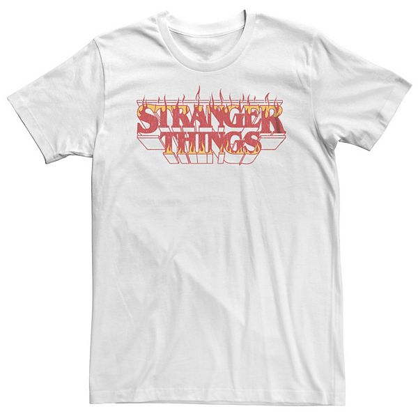 Big & Tall Stranger Things Fire Logo Tee
