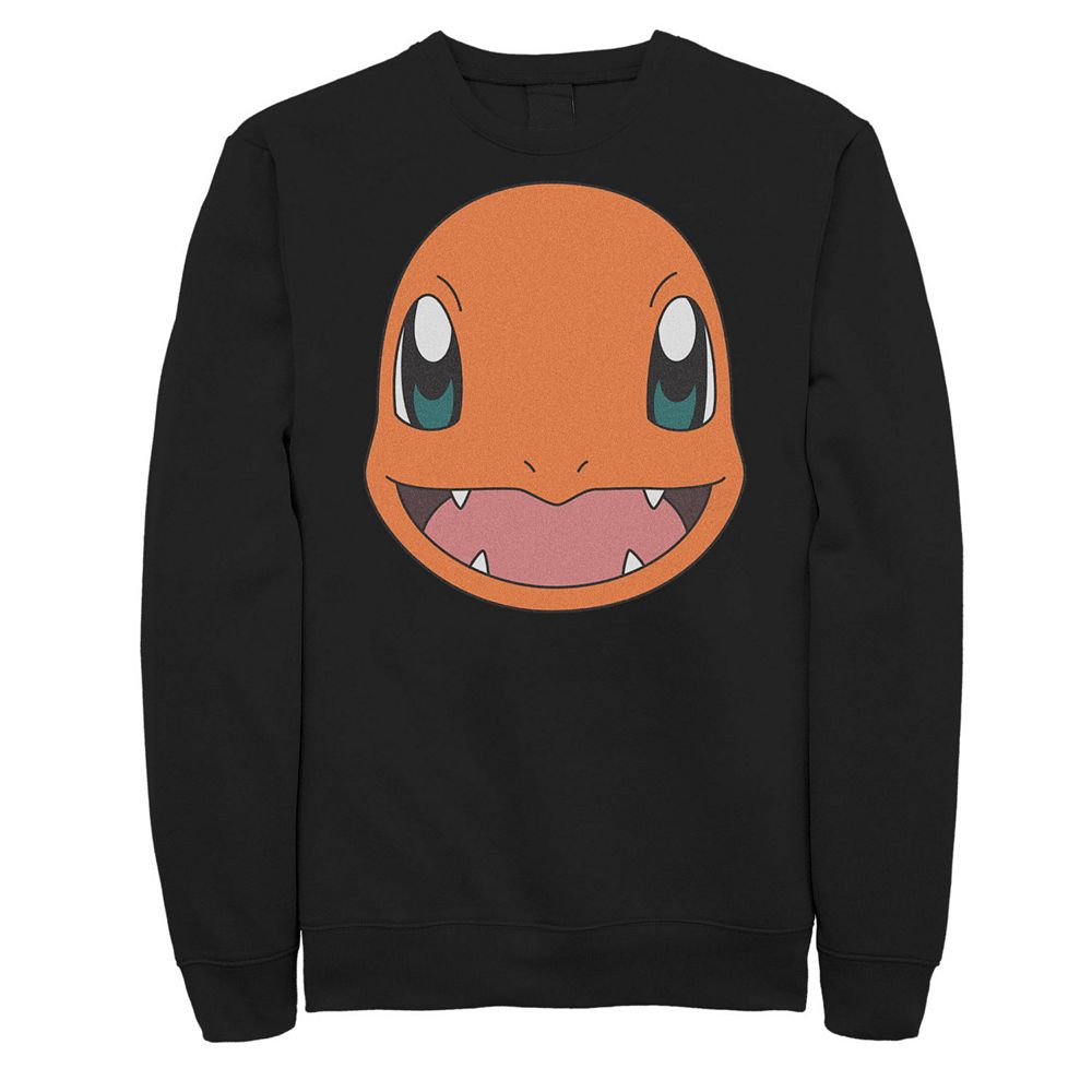 Big & Tall Pokemon Charmander Big FaceSweatshirt