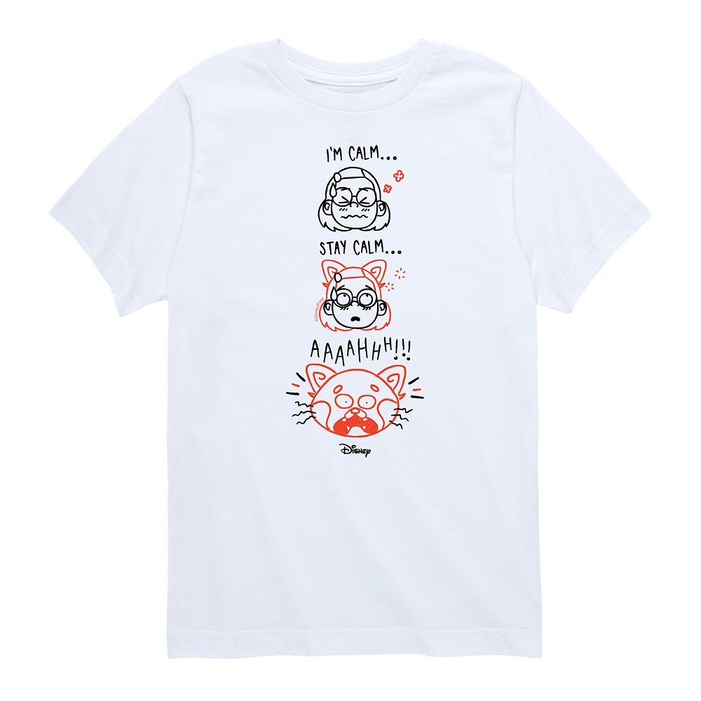 Disney / Pixar's Turning Red Boys 8-20 Stay Calm Graphic Tee