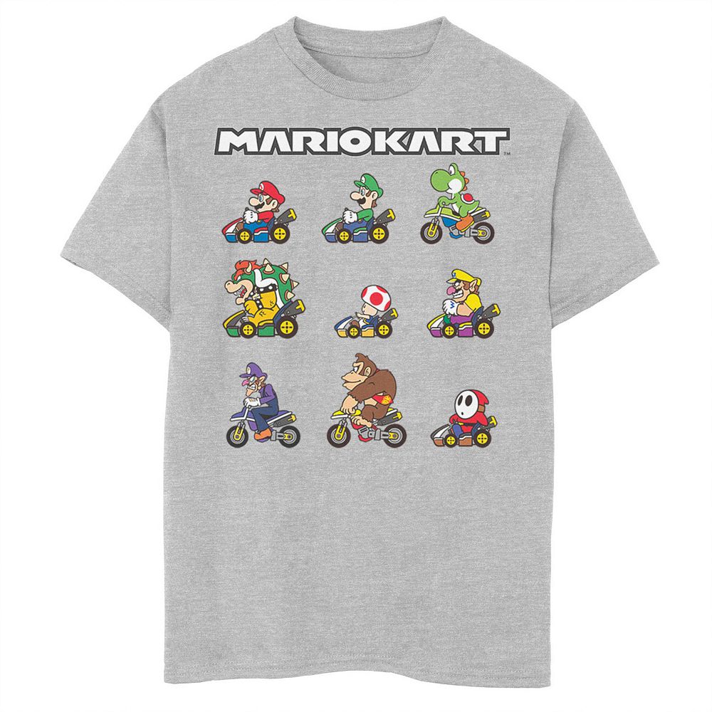 Boys' 8-20 Mario Kart Lineup Graphic Tee
